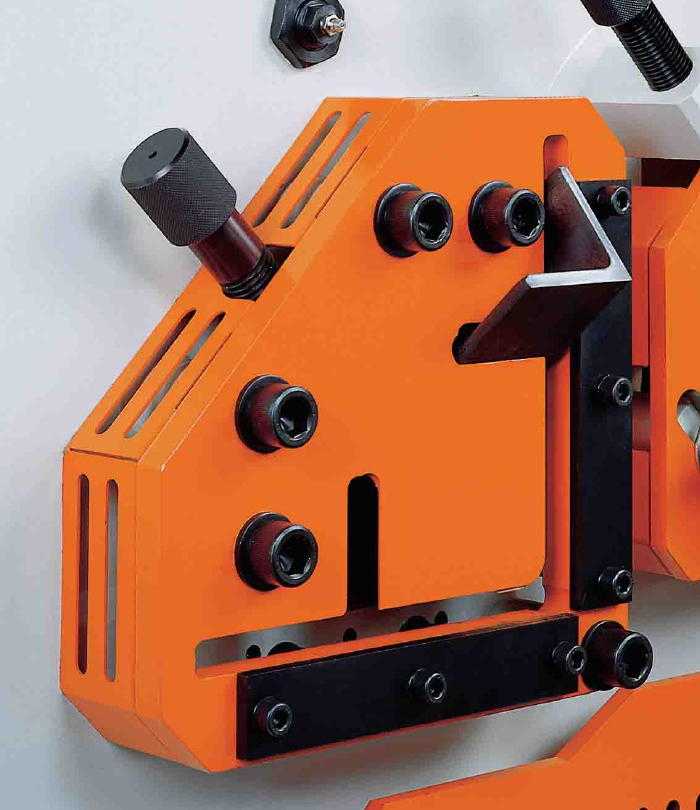 Hydraulic ironworkers for shearing, punching, notching, bending and ...